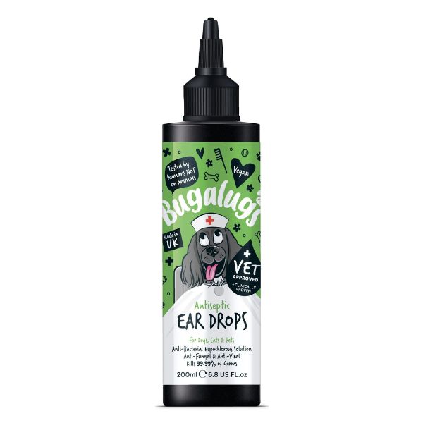 Bugalugs Antiseptic Ear Drops (200ml) - Sash & Pepps