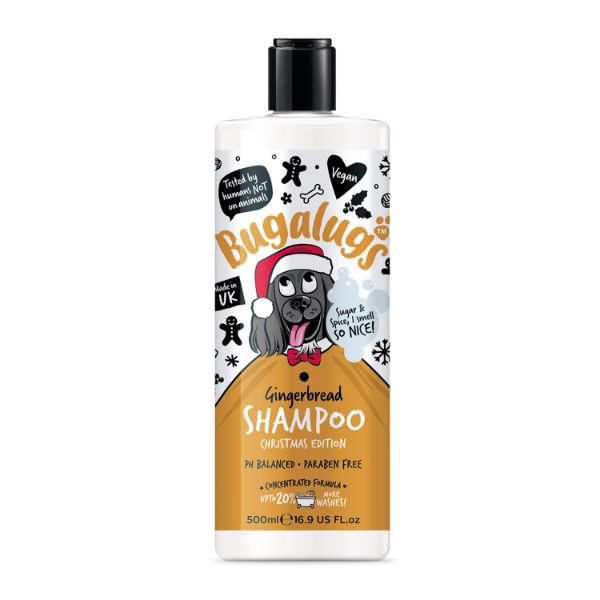 Bugalugs Christmas Edition Gingerbread Shampoo (500ML) - Sash & Pepps