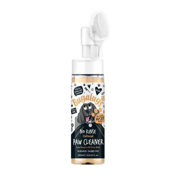 Bugalugs No-Rinse Oatmeal Paw Cleaner (200ml) - Sash & Pepps